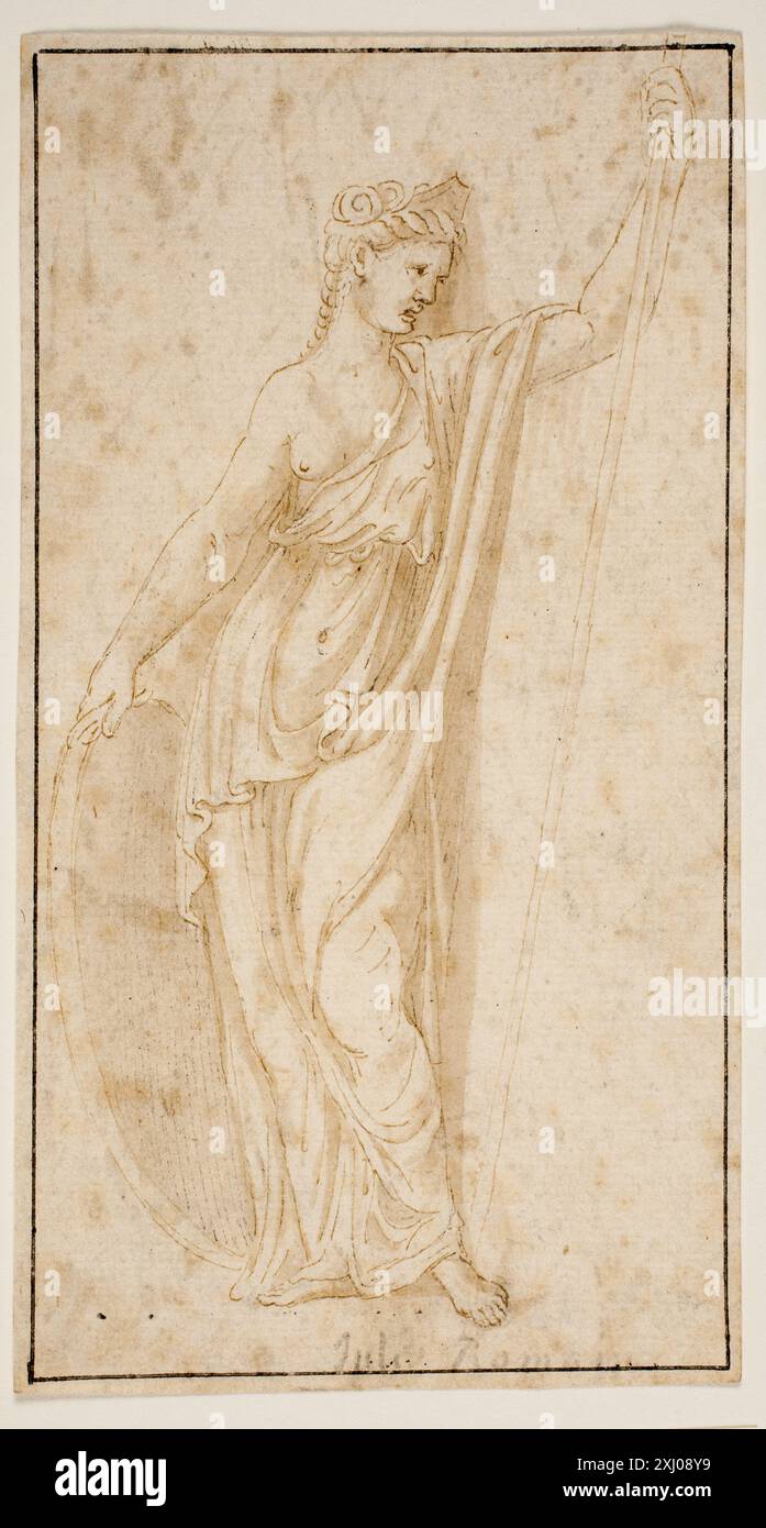Athena Romano, Giulio 1499 - 1546 Drawing Roman Drawings before 1800 ...