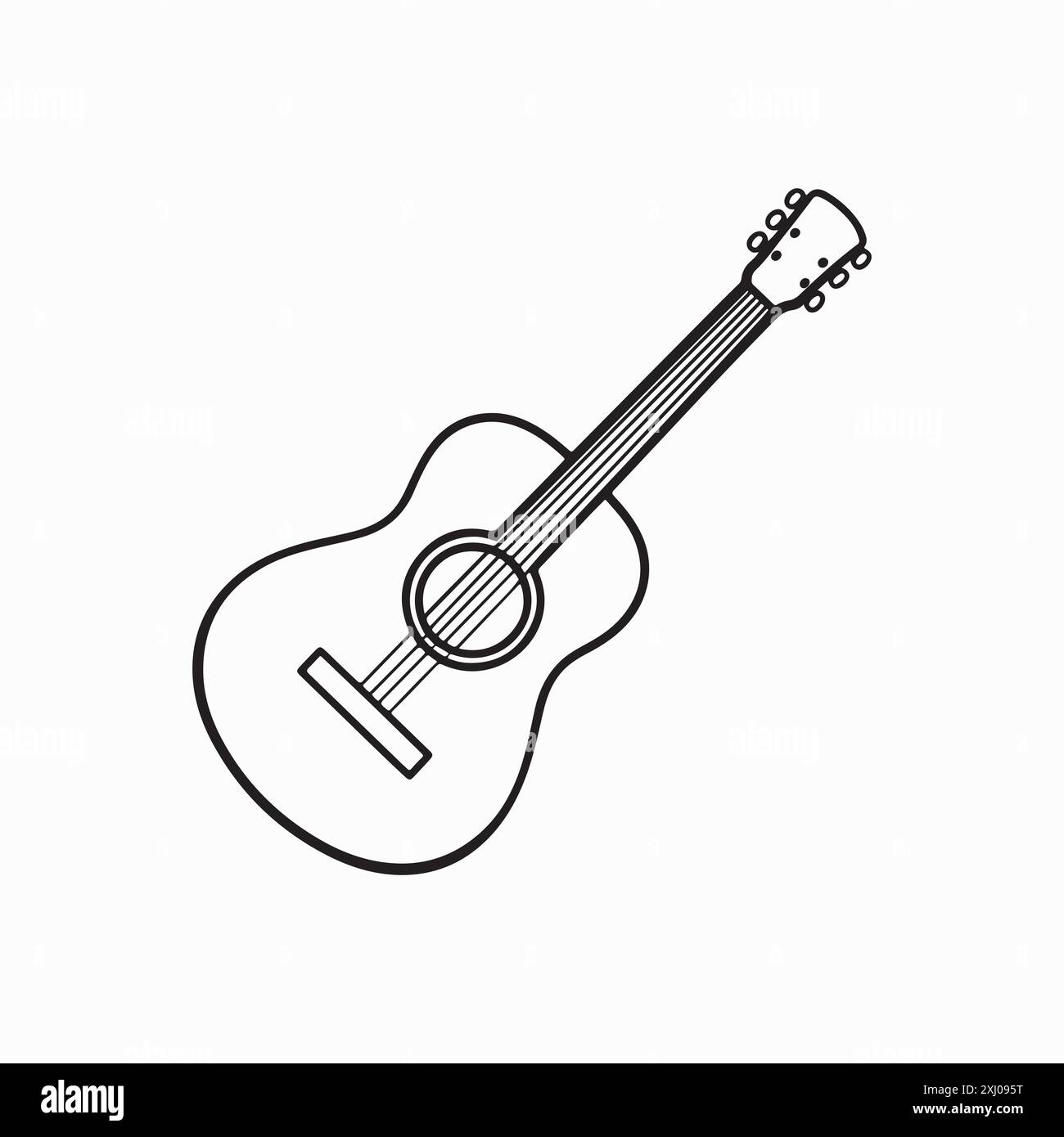 Guitar art vector silhouette illustration Stock Vector Image & Art - Alamy