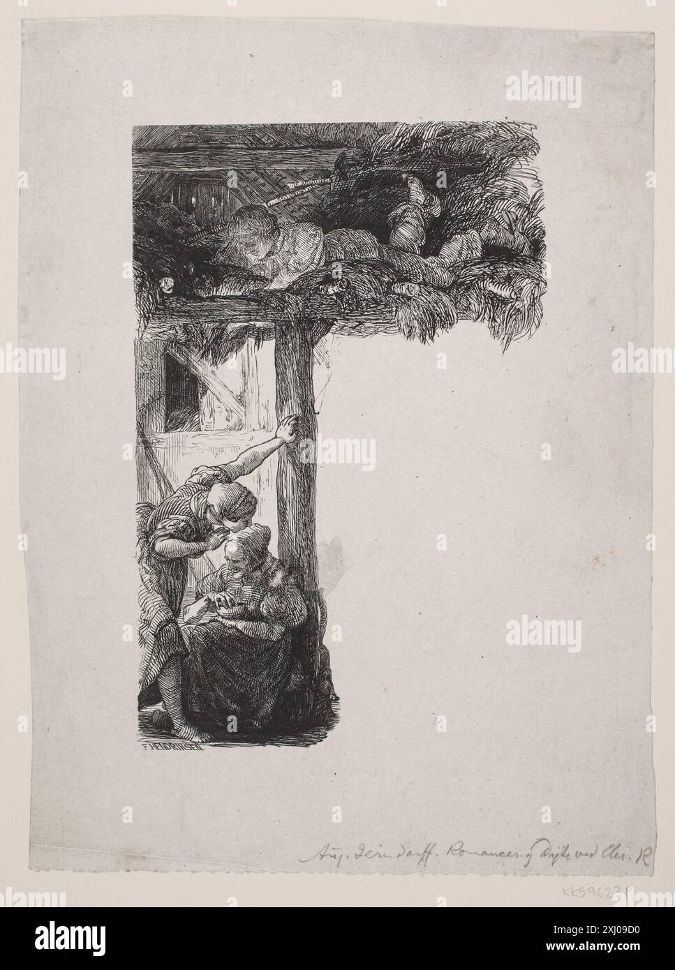 Xylograph by F. Hendriksen and August Jerndorff illustrating Christian ...
