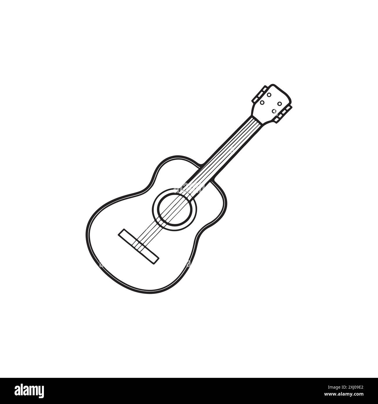 Guitar art vector silhouette illustration Stock Vector Image & Art - Alamy