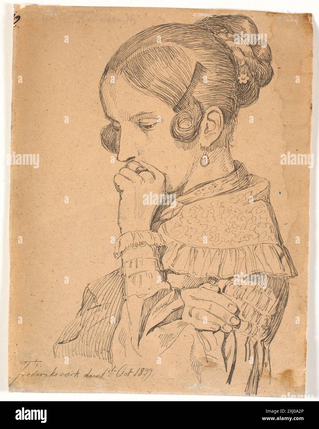 Head upper body female Cut Out Stock Images & Pictures - Alamy