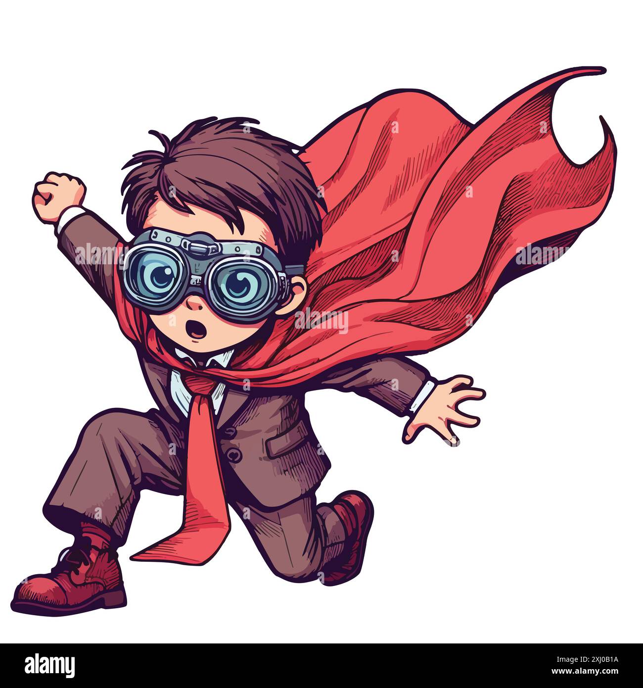 Super hero Boy Stock Vector Image & Art - Alamy