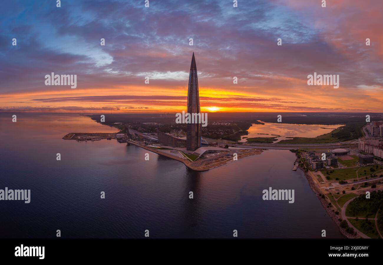 Saint petersburg russia lakhta center hi-res stock photography and images - Alamy