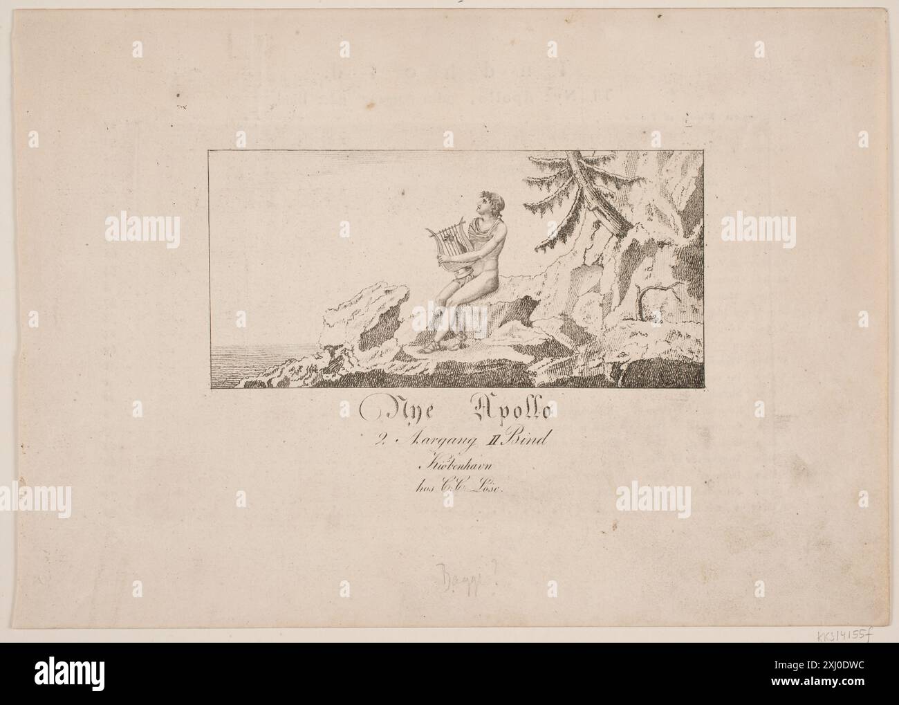Engraving by Oluf Olufsen Bagge (1780–1836) and Carl Christian Lose ...