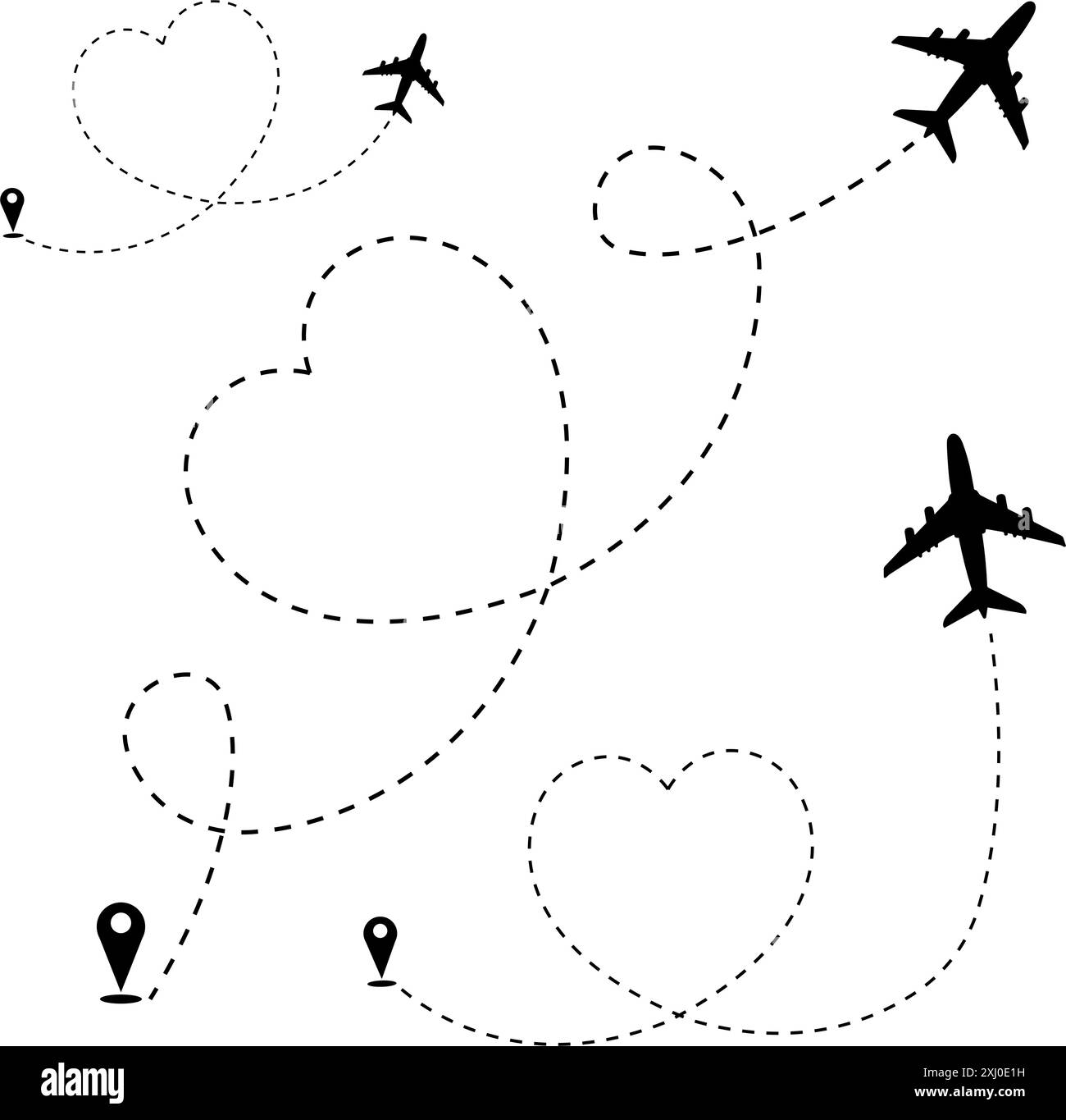 Airplane shape Black and White Stock Photos & Images - Alamy