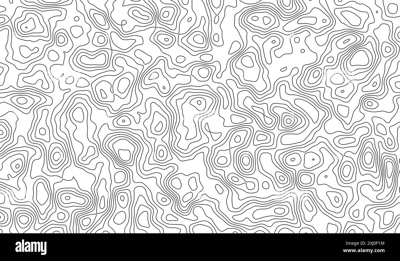 Topographic Contour Map Topography And Geography Map Grid Abstract
