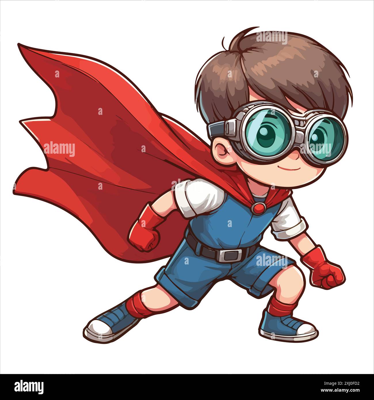 Super hero kid Stock Vector Image & Art - Alamy