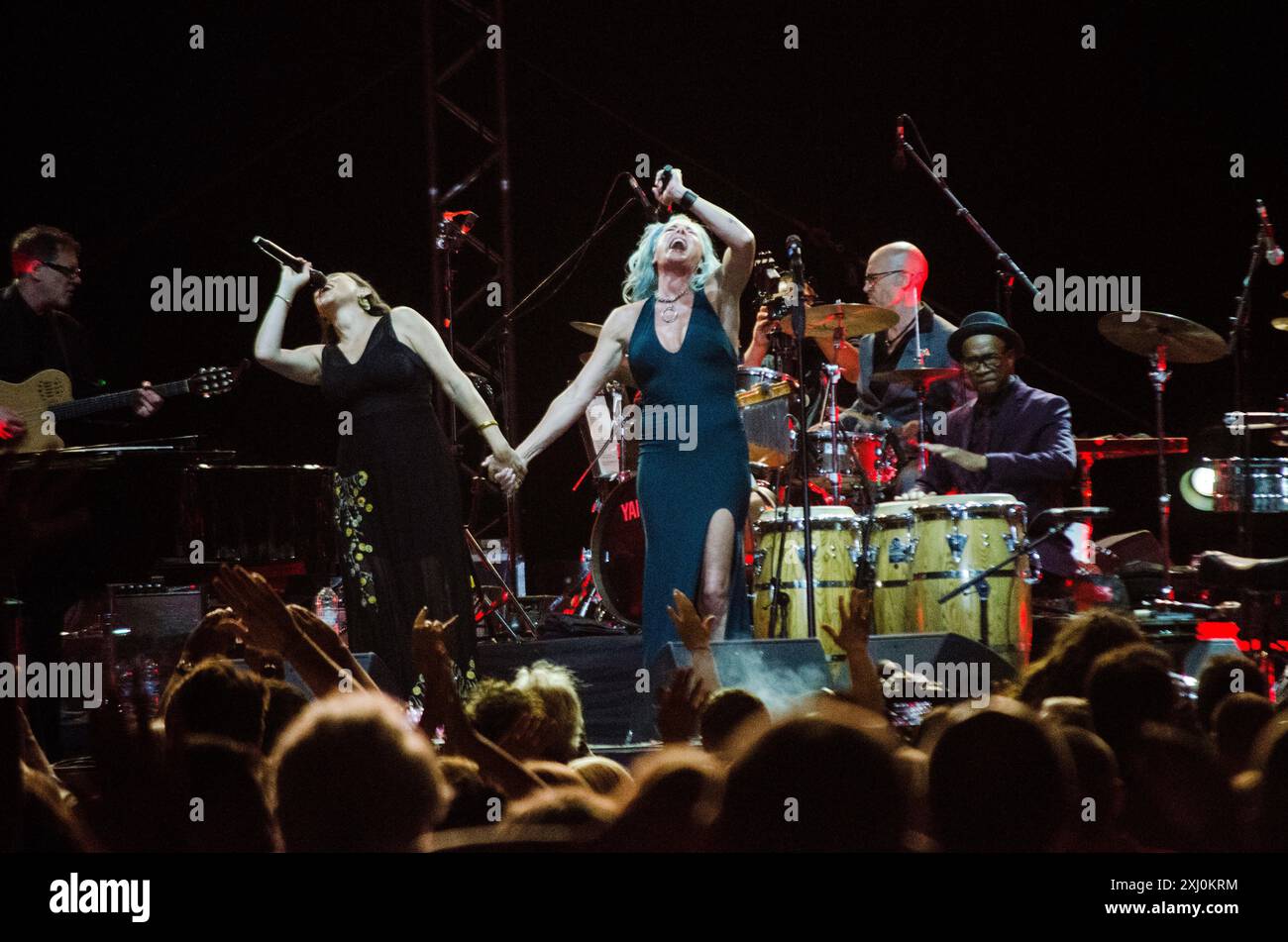China Forbes and Storm Large of Pink Martini performing at Rockwave ...