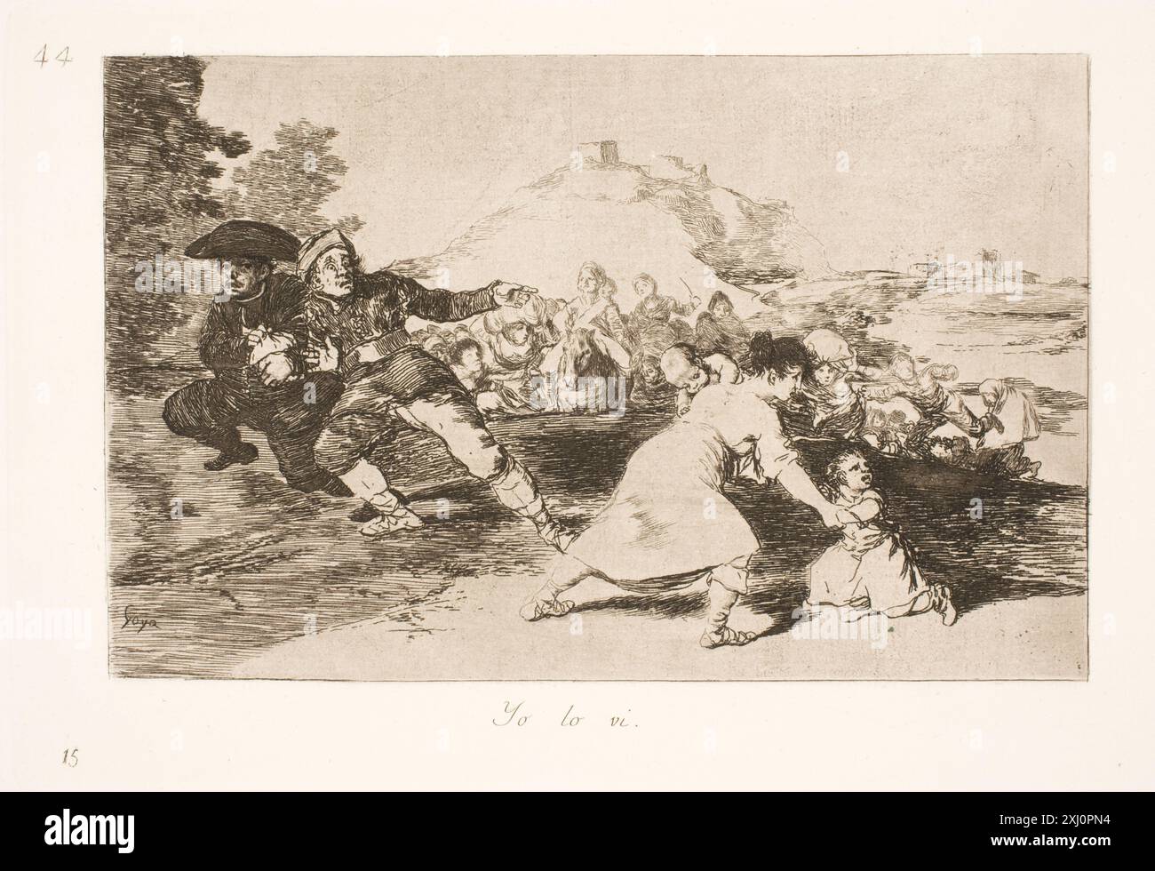 I saw it Goya, Francisco de 1746 - 1828 Engraving, Print Le Peintre ...