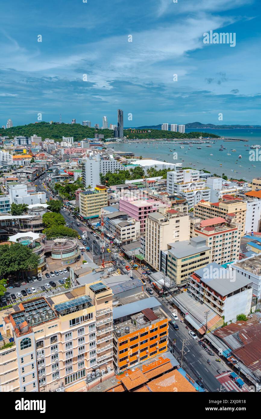 Night Pattaya Chonburi Thailand - 23 June 2024 : Beautiful landscape ...
