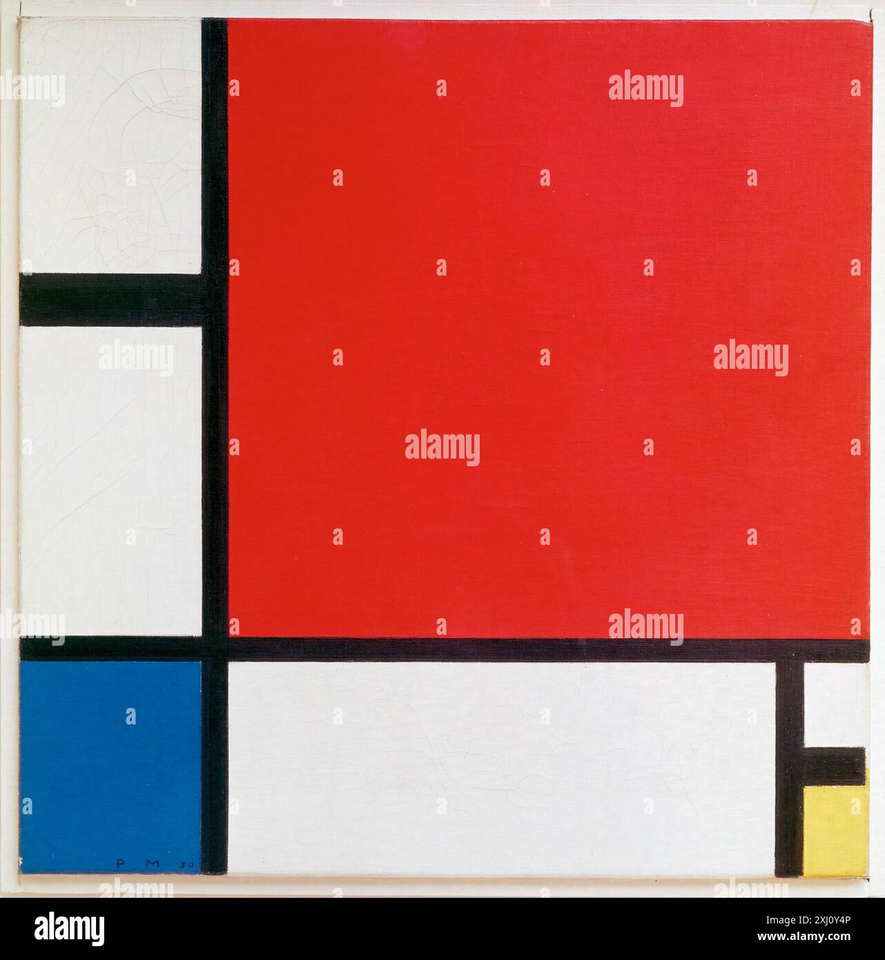 Composition II in Red, Blue, and Yellow, 1930, Kunsthaus Zürich Piet ...