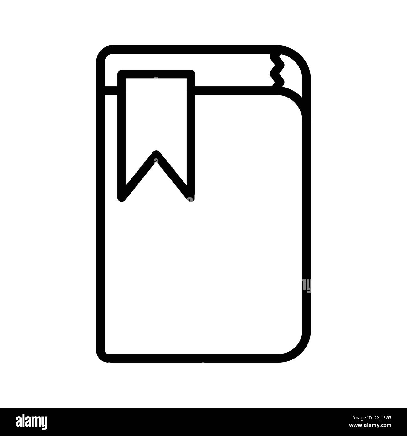 Bookmark icon linear logo mark set collection in black and white for ...