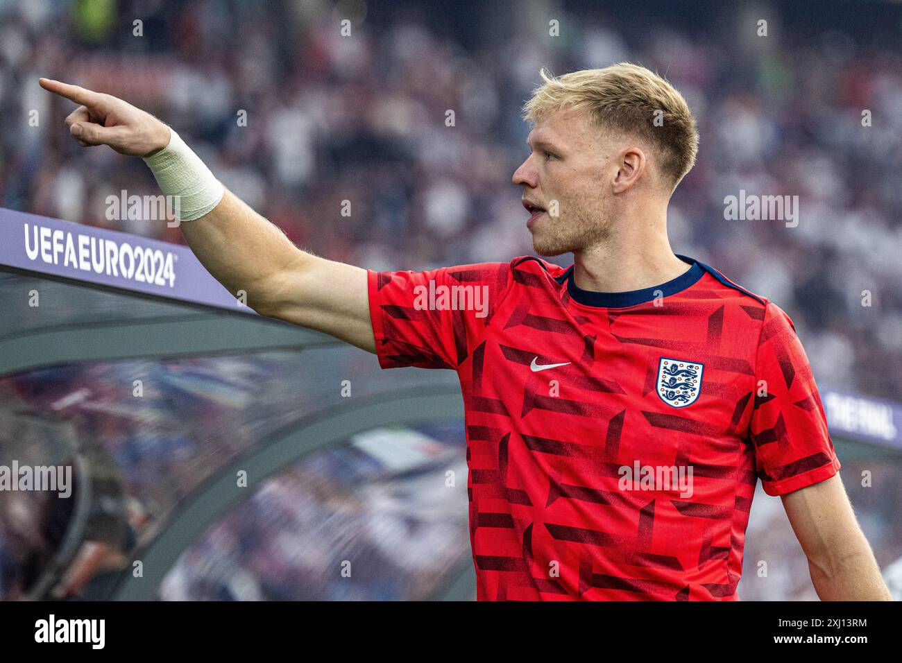 BERLIN, GERMANY - JULY 14: Aaron Ramsdale during the UEFA EURO 2024 ...