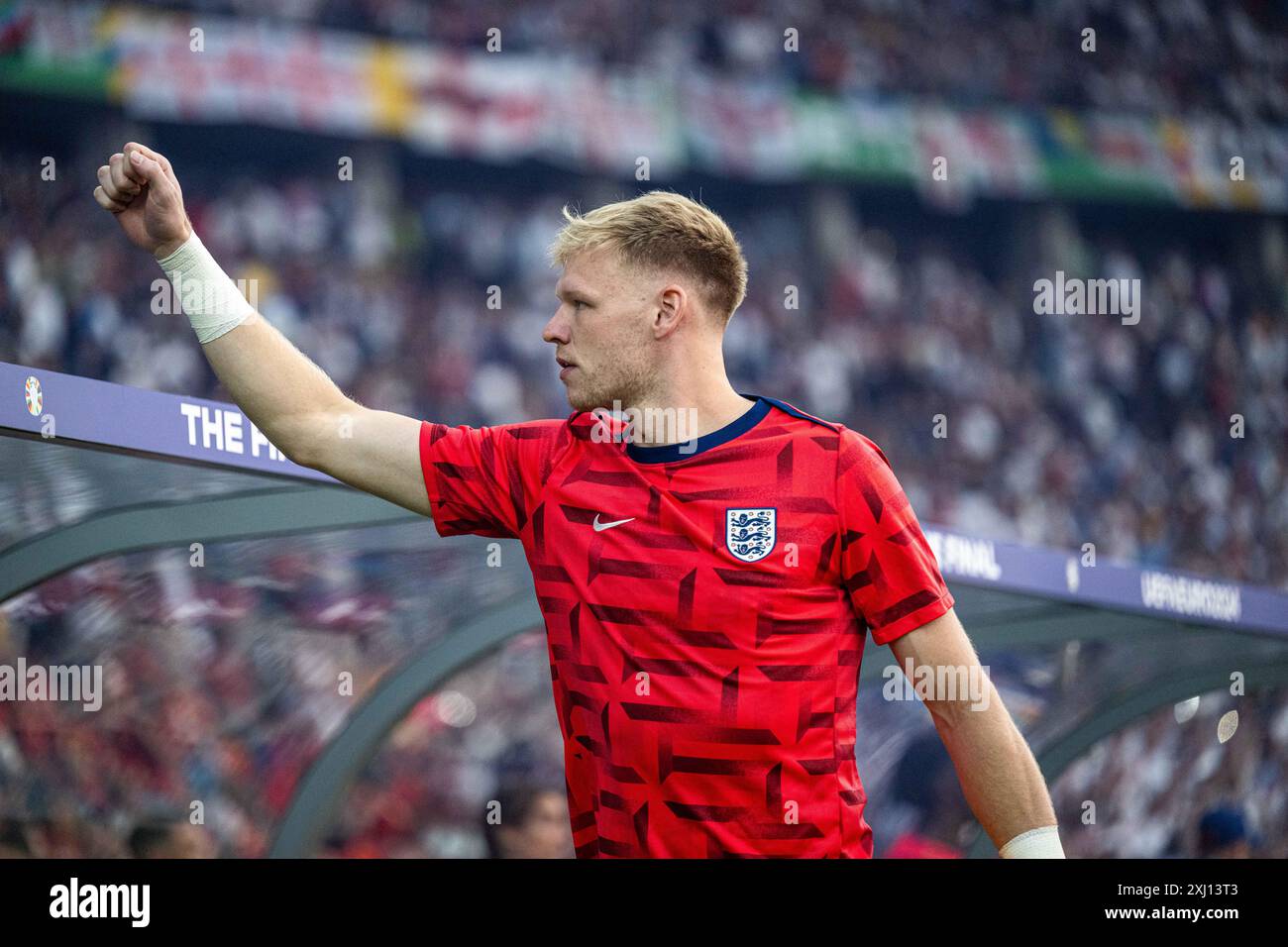 BERLIN, GERMANY - JULY 14: Aaron Ramsdale during the UEFA EURO 2024 ...
