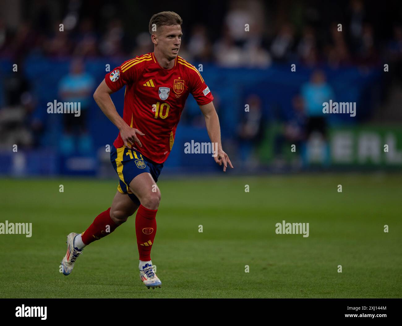 BERLIN, GERMANY - JULY 14: Dani Olmo during the UEFA EURO 2024 final ...