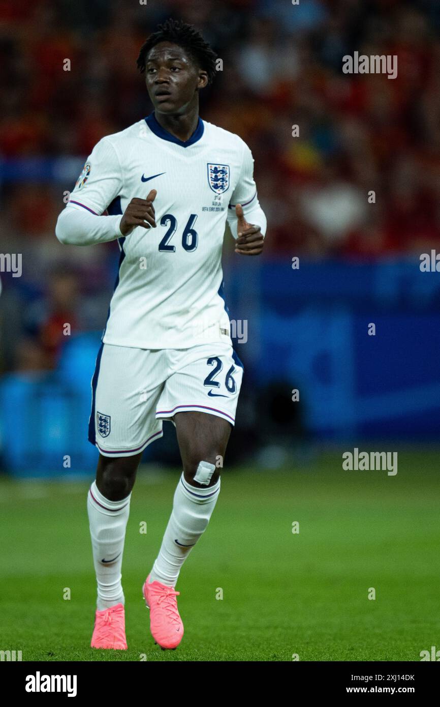BERLIN, GERMANY - JULY 14: Kobbie Mainoo during the UEFA EURO 2024 ...