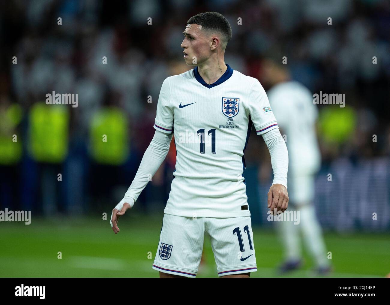 BERLIN, GERMANY - JULY 14: Phil Foden during the UEFA EURO 2024 final ...