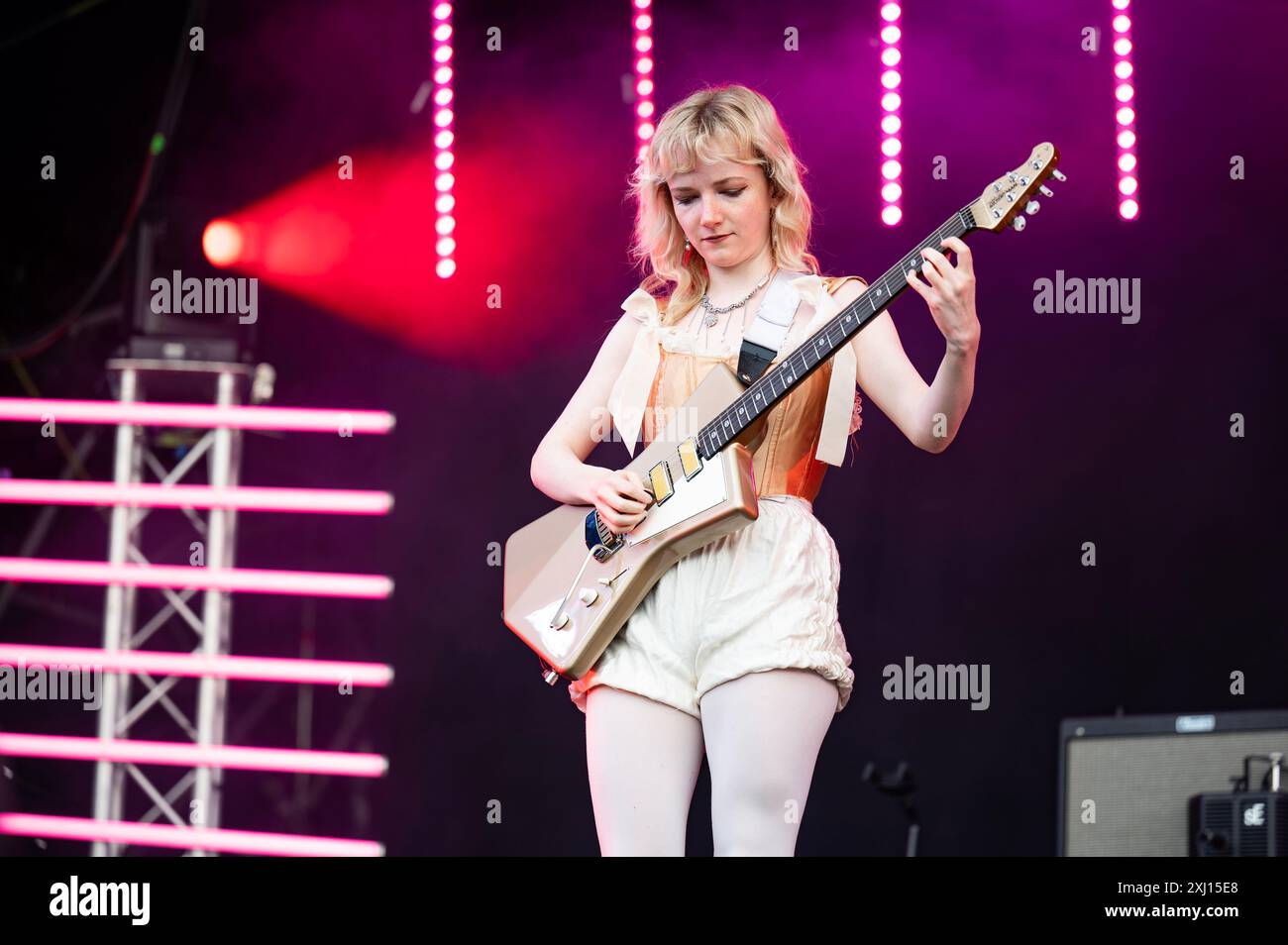 Glasgow, UK. 12th July 2024. Abigail Morris, Lizzie Mayland, Emily ...