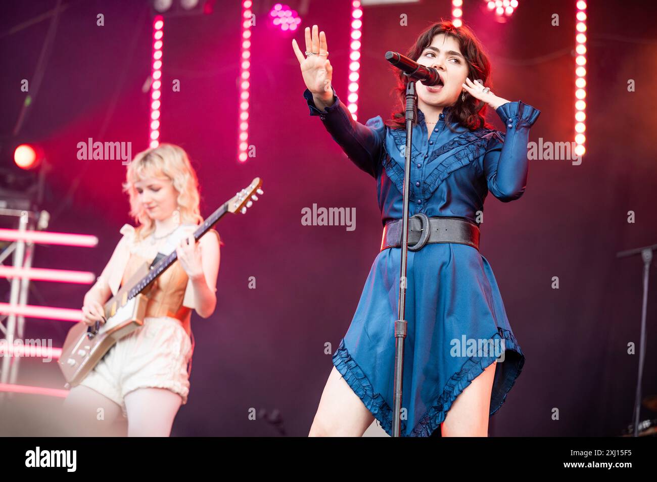 Glasgow, UK. 12th July 2024. Abigail Morris, Lizzie Mayland, Emily ...