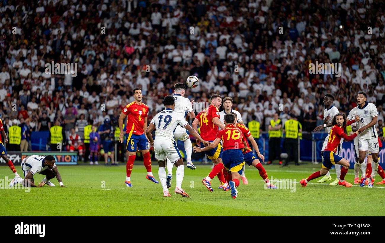 BERLIN, GERMANY - JULY 14: Declan Rice last minute shot during the UEFA ...
