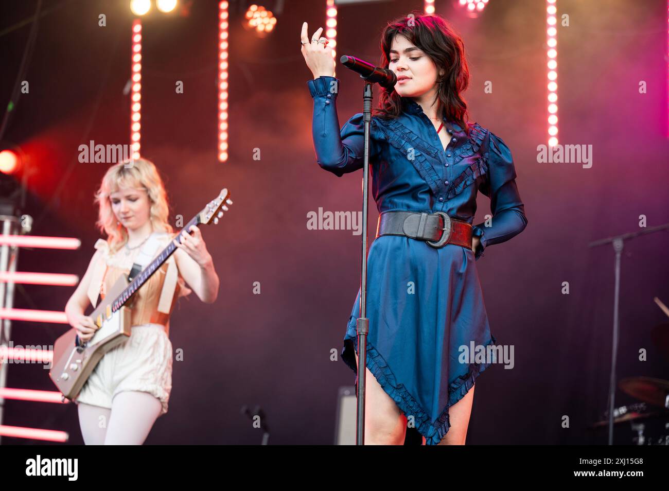 Glasgow, UK. 12th July 2024. Abigail Morris, Lizzie Mayland, Emily ...