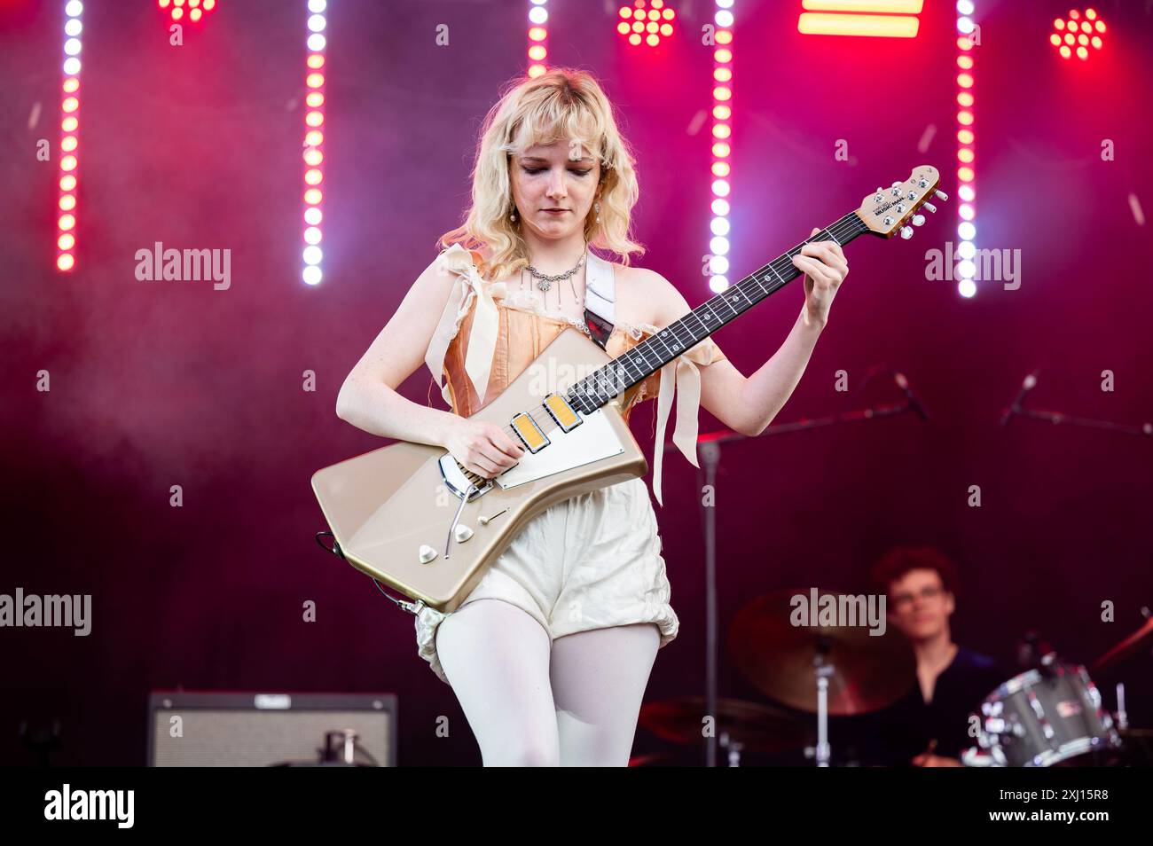 Glasgow, UK. 12th July 2024. Abigail Morris, Lizzie Mayland, Emily ...