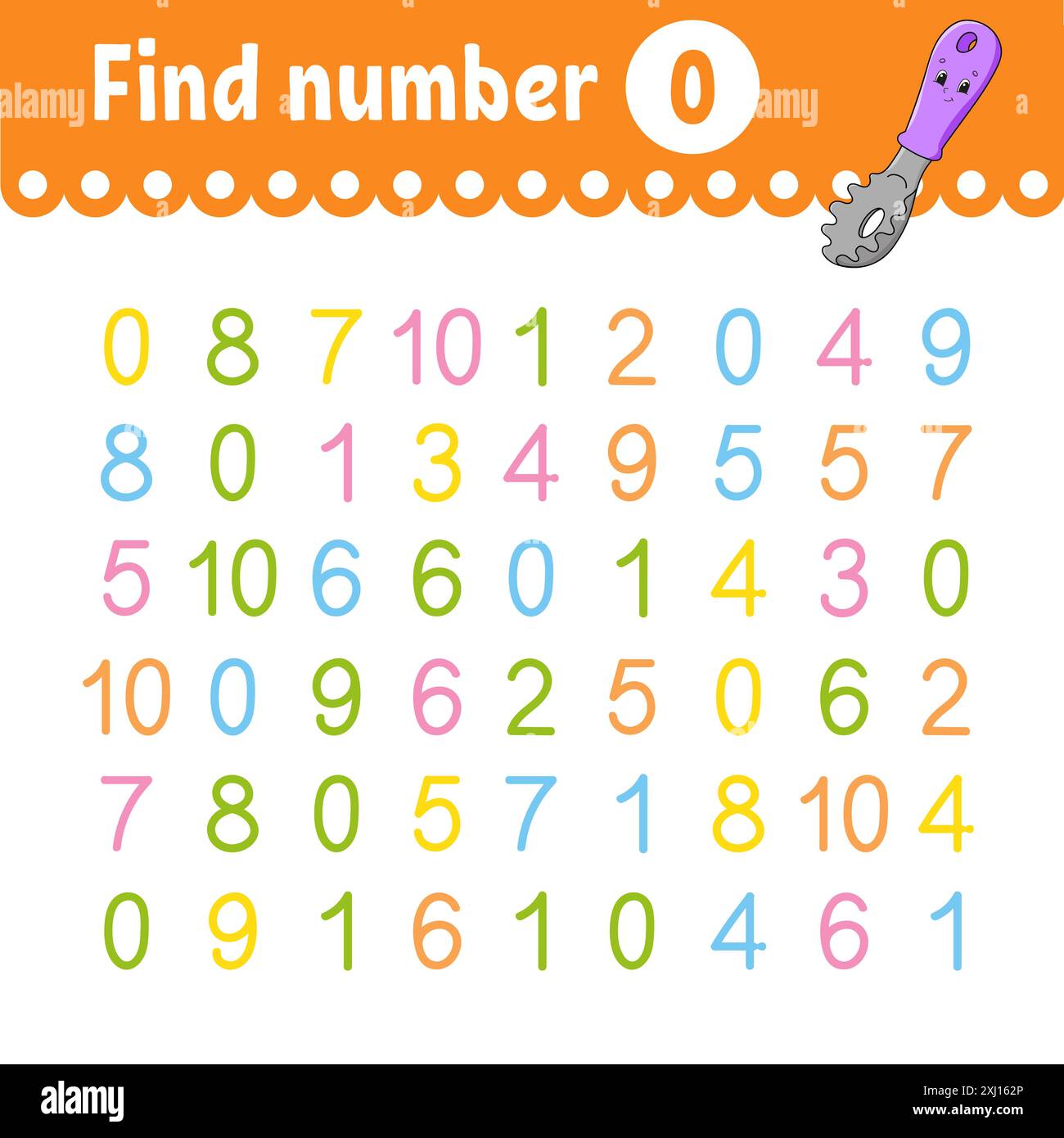 Find number. Education developing worksheet. Activity page with ...