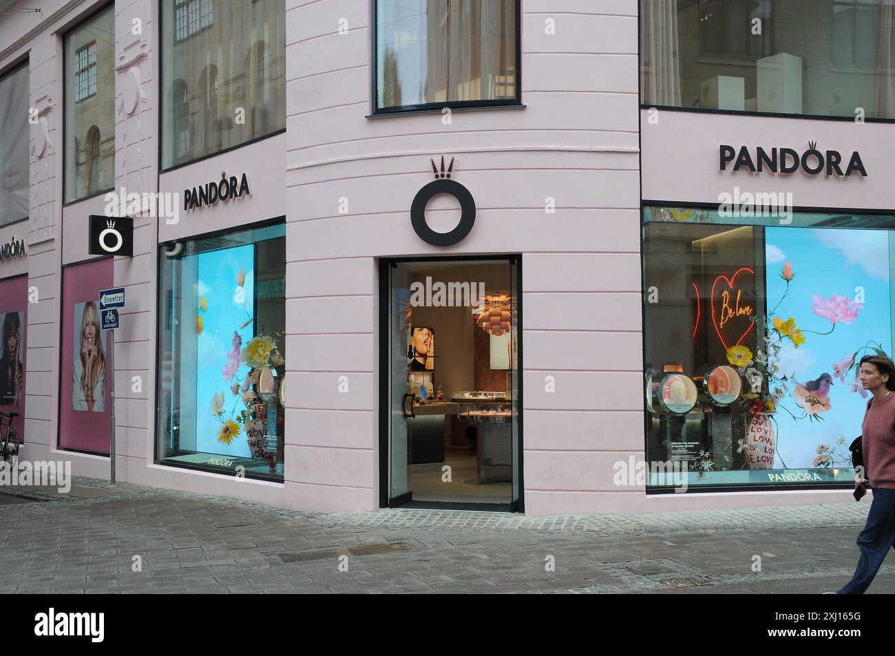 Copenhagen/ Denmark/16 July 2024/ Pandora new store on stroeget in ...