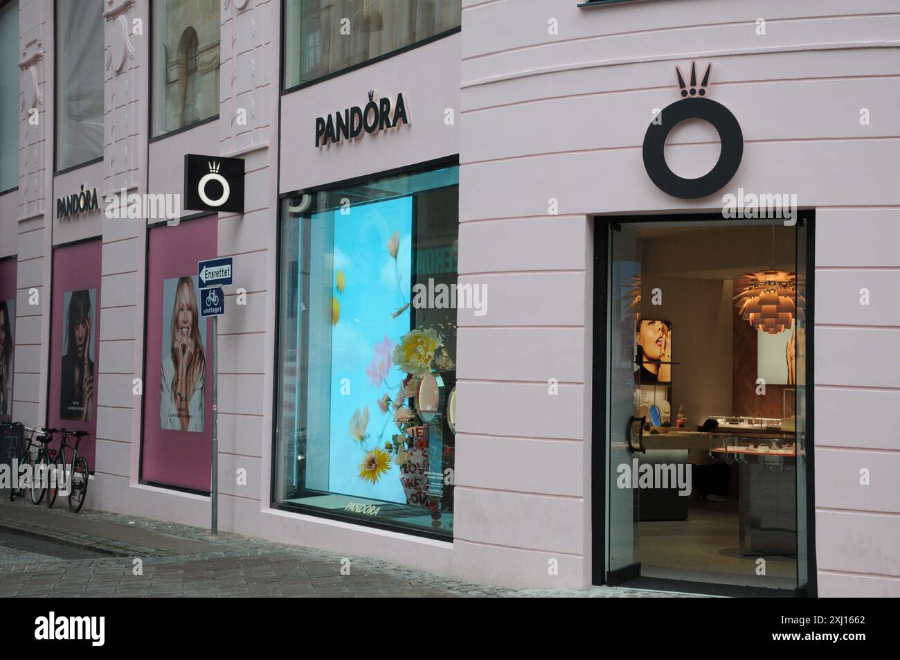 Copenhagen/ Denmark/16 July 2024/ Pandora new store on stroeget in ...