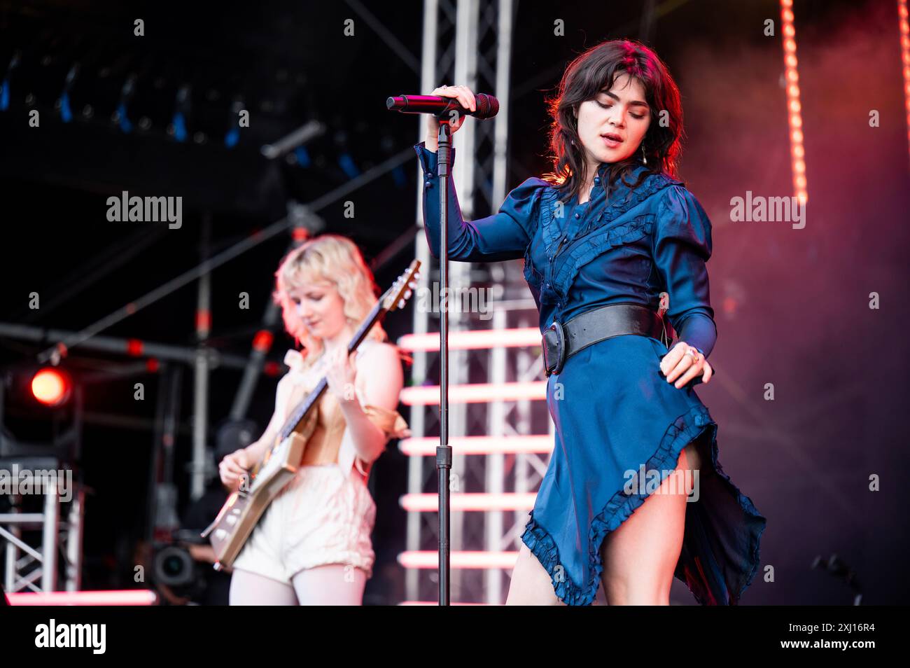 Glasgow, UK. 12th July 2024. Abigail Morris, Lizzie Mayland, Emily ...
