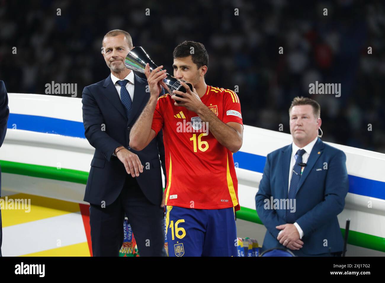 Rodri (ESP), JULY 14, 2024 - Football / Soccer : Rodri kiss to the MVP ...