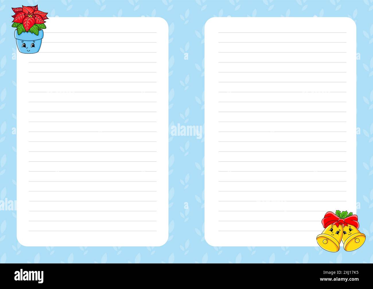 Colored sheet template for notes. Paper page for journal, notebook ...