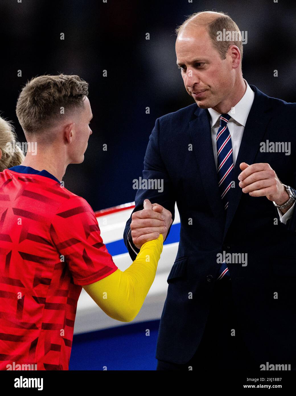 BERLIN, GERMANY - JULY 14: Dean Henderson, Prince William, Prince of ...