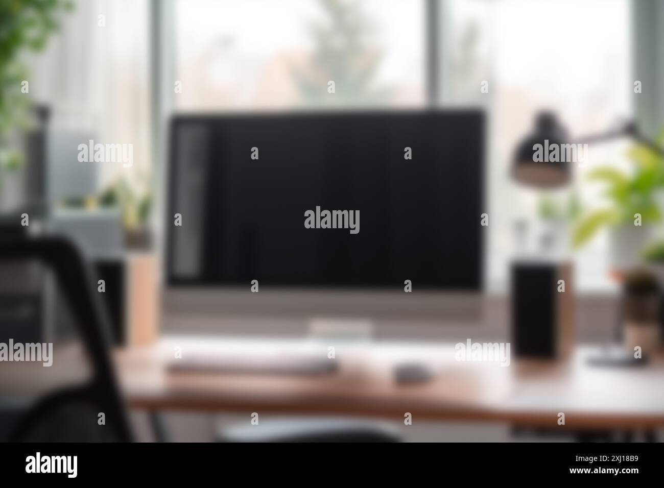 business concepts and workspace. blurred background of a desk with a ...