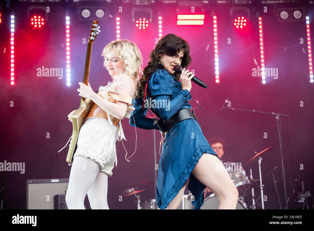 Glasgow, UK. 12th July 2024. Abigail Morris, Lizzie Mayland, Emily ...