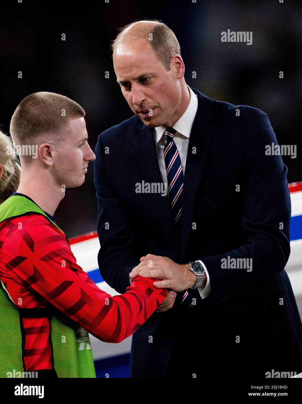 BERLIN, GERMANY - JULY 14: Adam Wharton, Prince William, Prince of ...