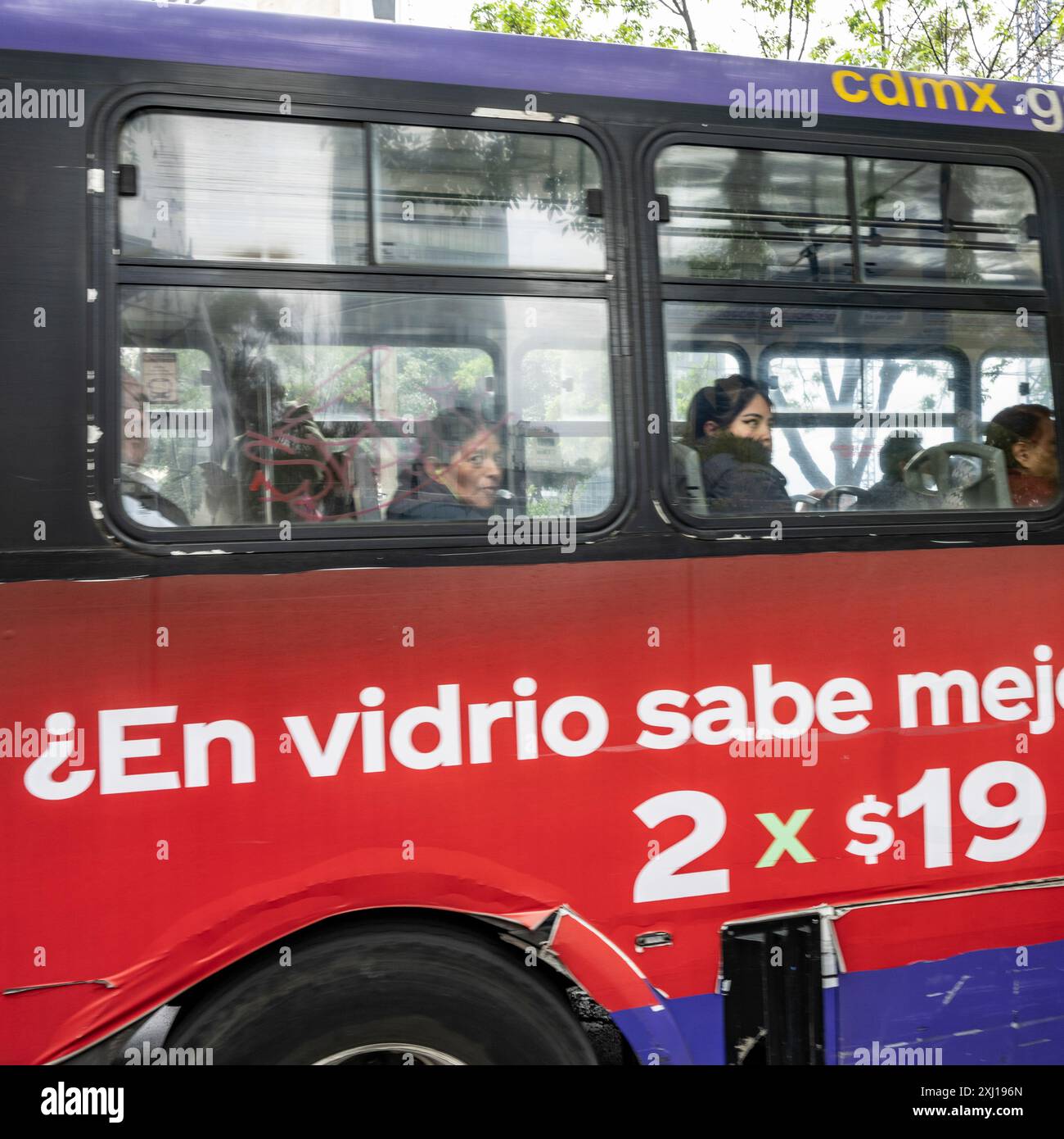 Mexico bus side view hi-res stock photography and images - Alamy