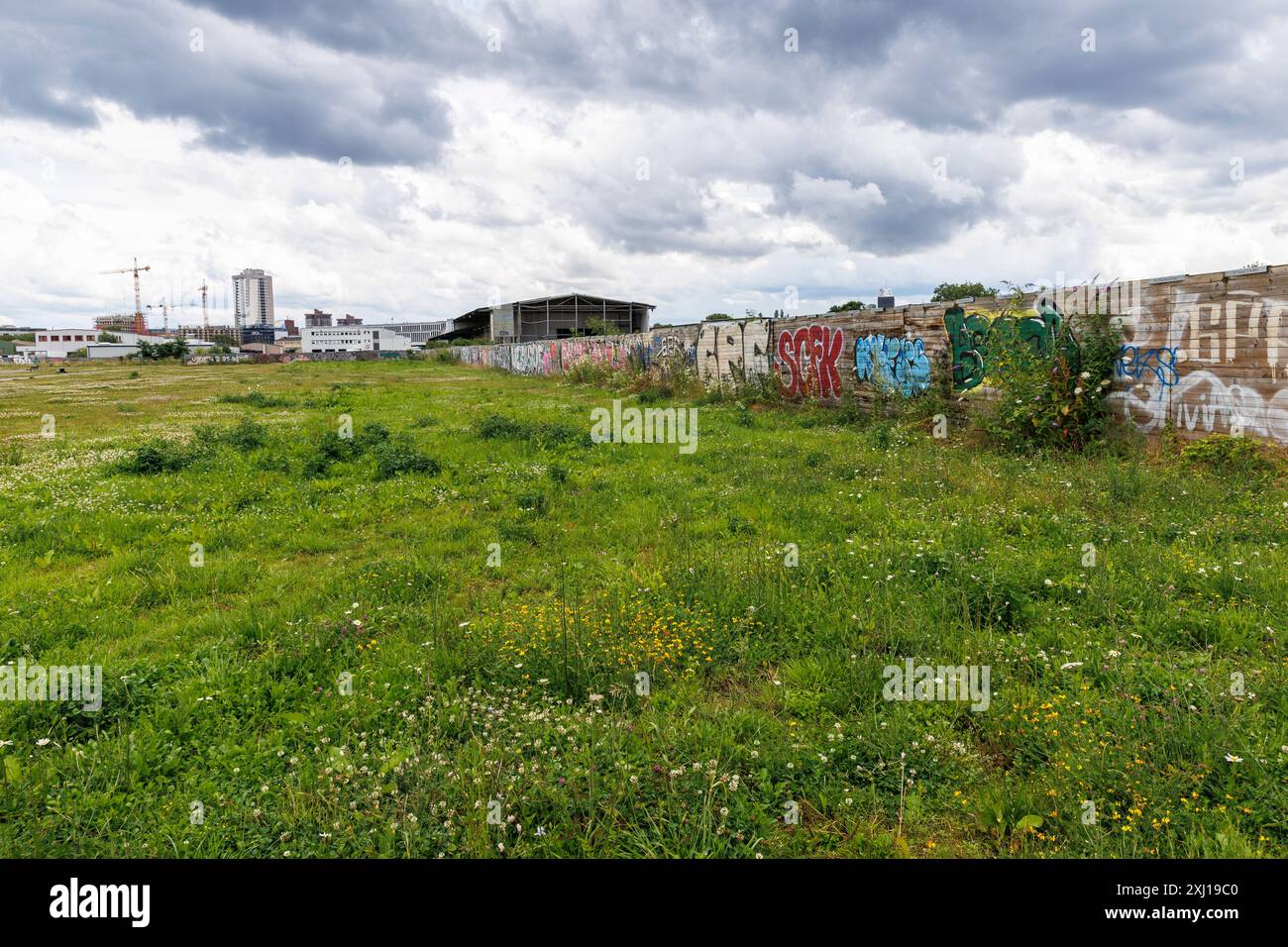 the Pionierpark in the Raderberg district of Cologne, Germany. The park ...