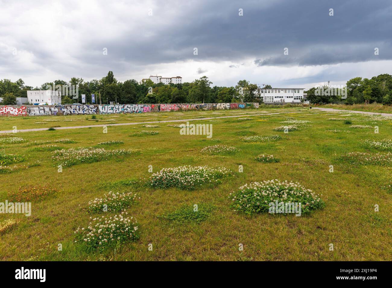 the Pionierpark in the Raderberg district of Cologne, Germany. The park ...
