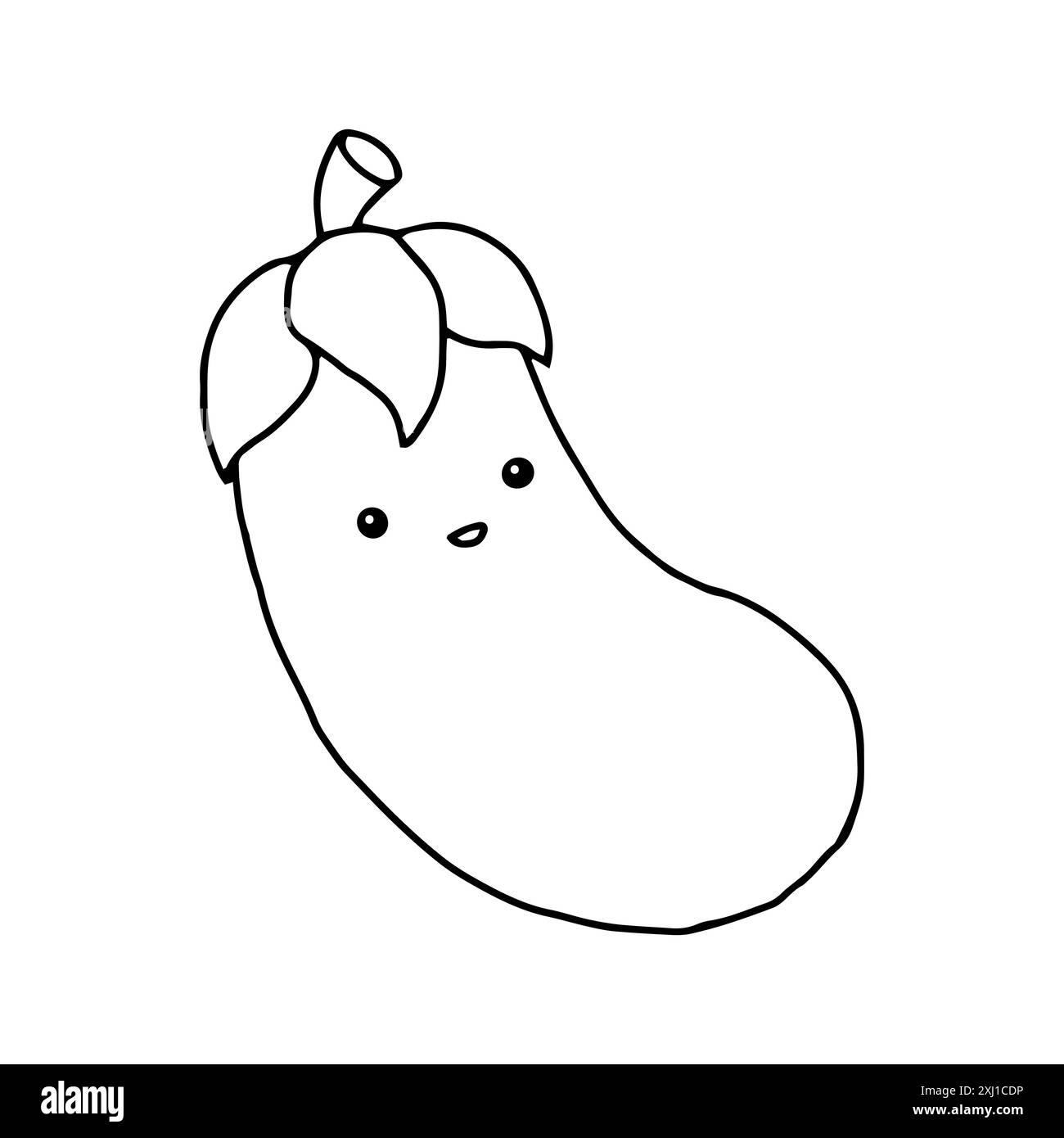 Outline contour. Doodle style. Hand drawn. Simple shapes. Design ...