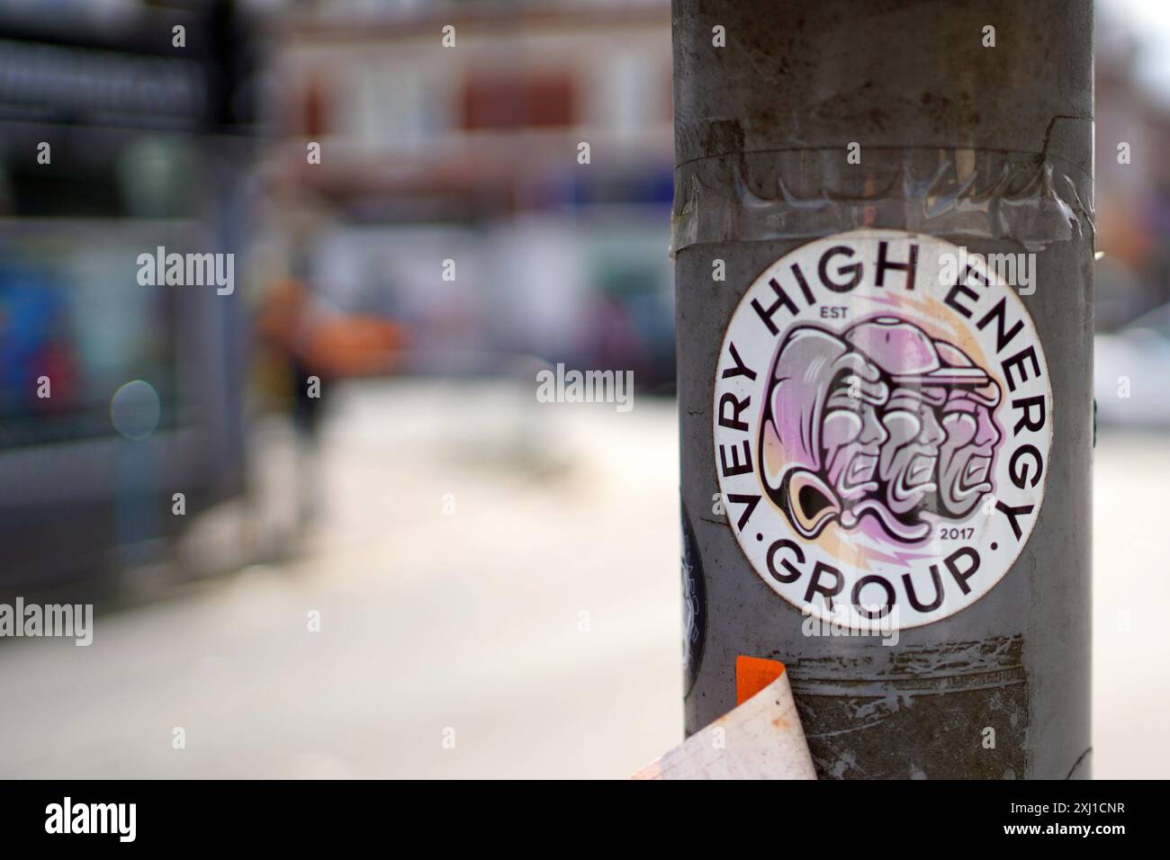 Lampost stickers hi-res stock photography and images - Alamy