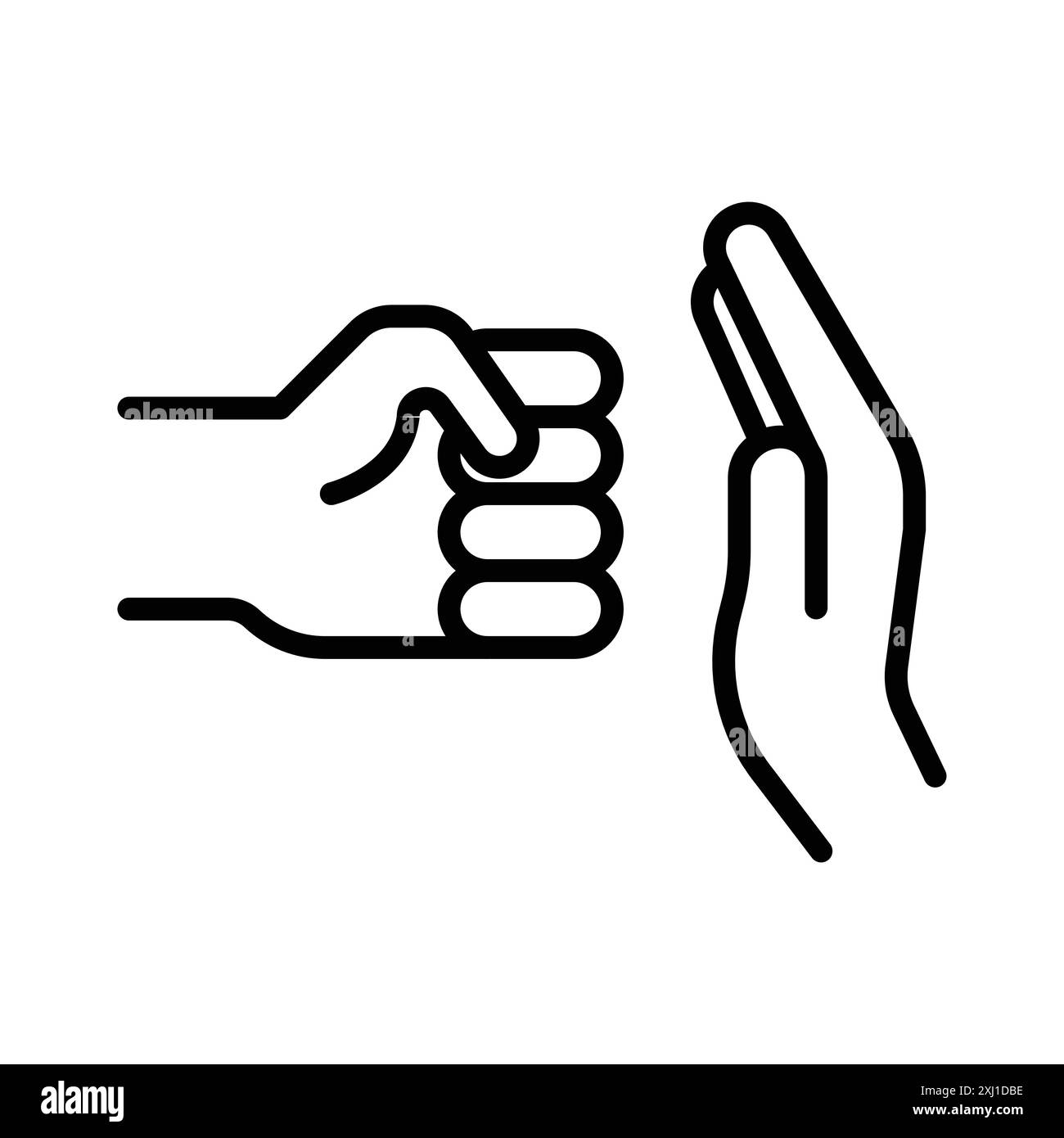 Domestic violence icon linear logo mark set collection in black and ...