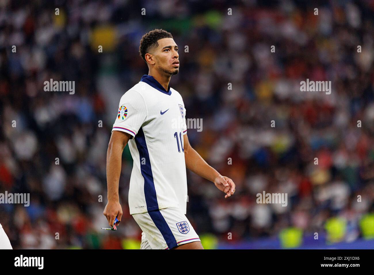Jude Bellingham seen during UEFA Euro 2024 final game between national ...