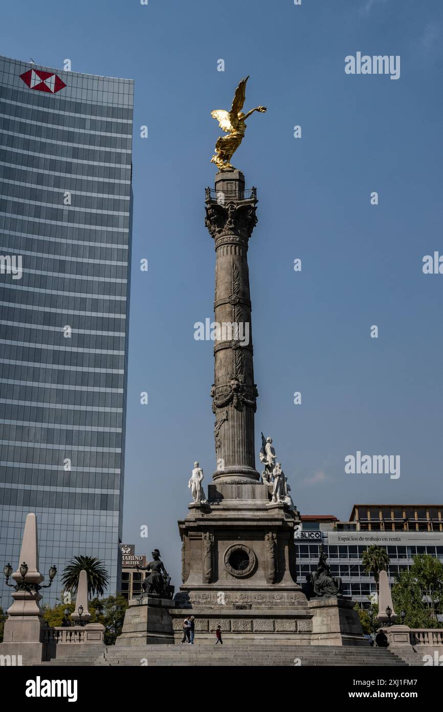 Angel of Independence monument in Mexico City, Mexico Stock Photo - Alamy
