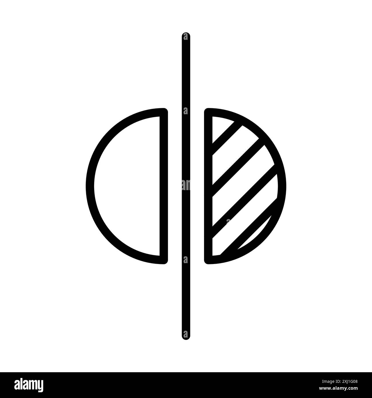 flip icon linear logo mark set collection in black and white for web Stock Vector Image & Art ...