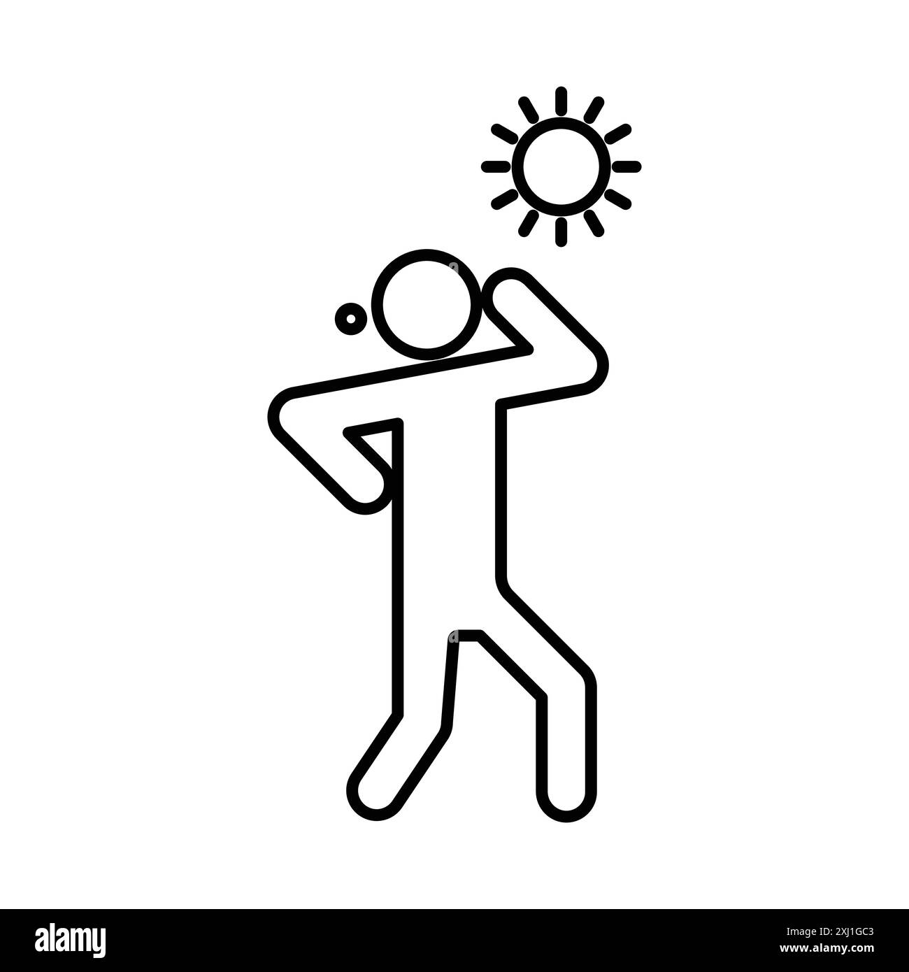 hot human icon linear logo mark set collection in black and white for ...