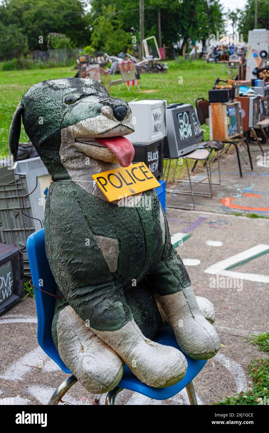 Detroit Michigan -- The Heidelberg Project, an outdoor public art ...