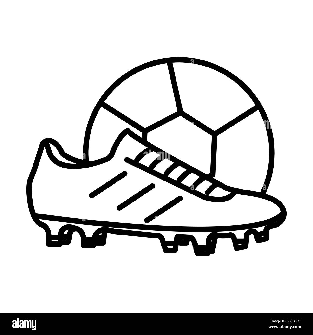 football soccer shoes icon linear logo mark set collection in black and ...