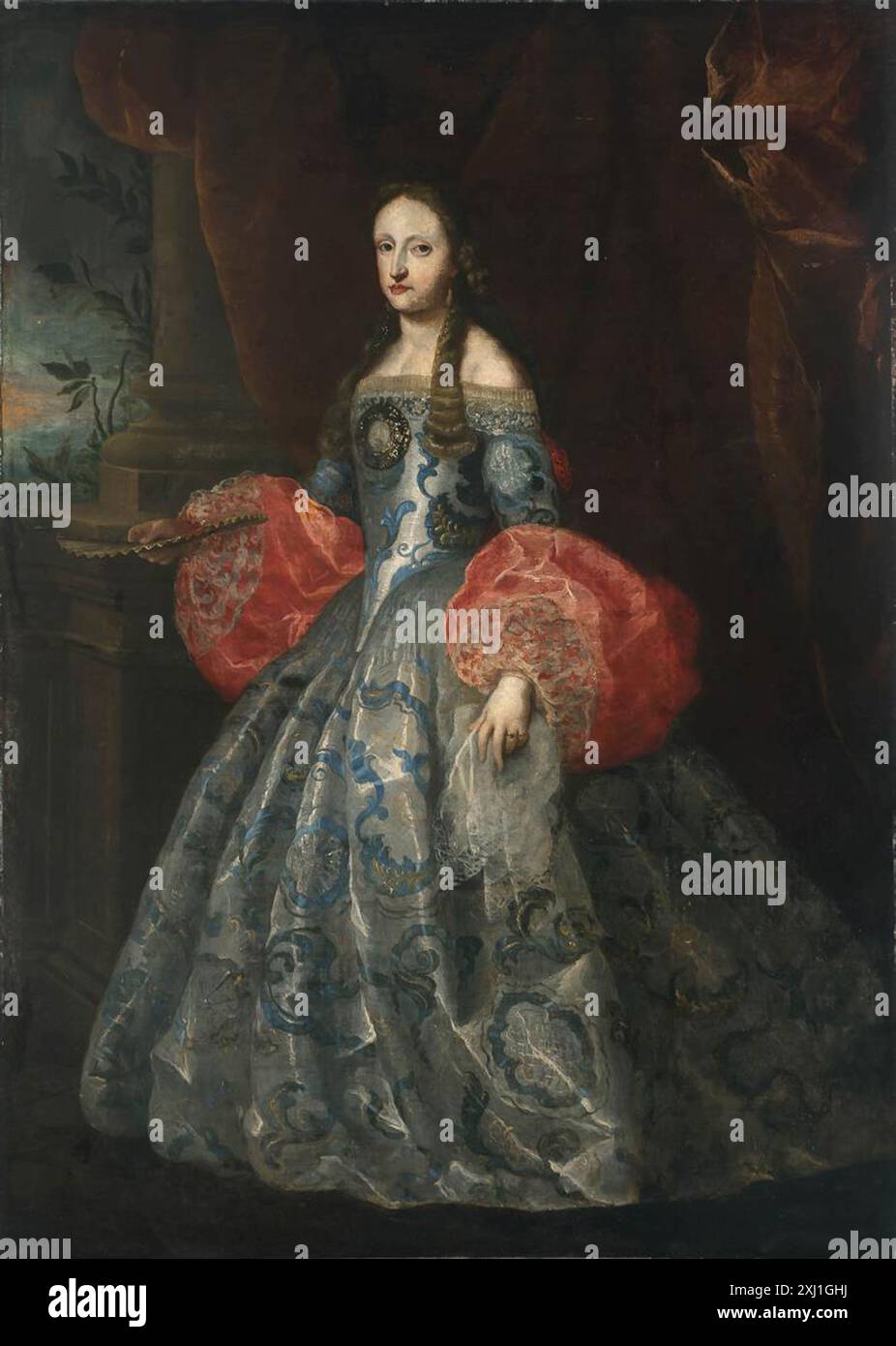 Portrait of Maria Anna of Neuburg (1667-1740) - Jan van Kessel (II) or ...