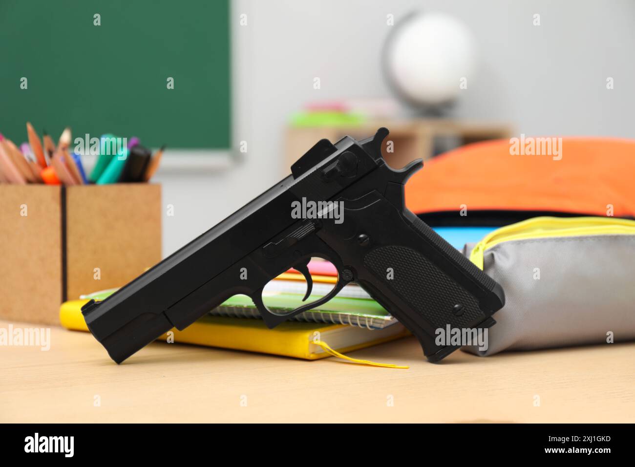 Gun safety classroom hi-res stock photography and images - Alamy